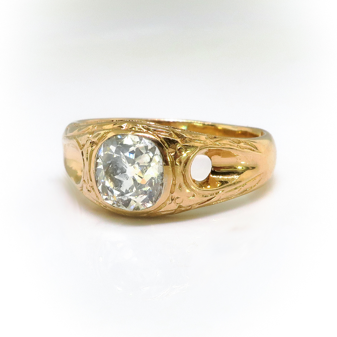 Antique Marcus & Co. Diamond Engagement Ring Circa 1900's 1.10ct Old ...